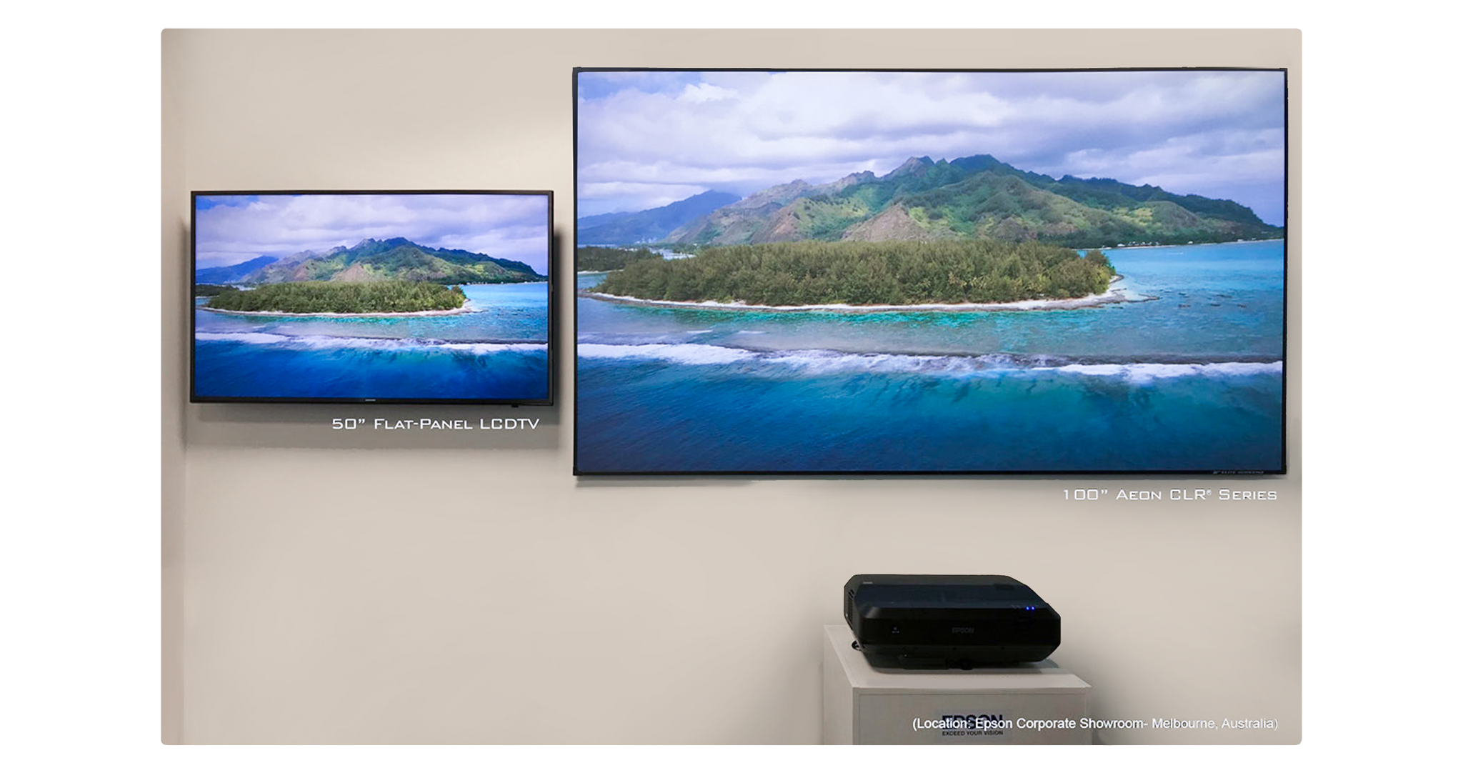 Elite Screens, framed projection screen (ALR & CLR), AEON, Leinwand for ...